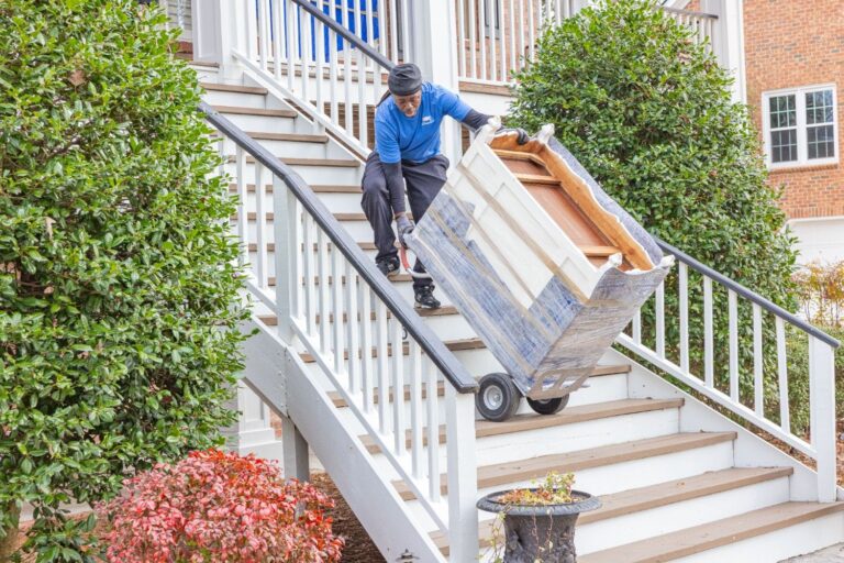How to Move Heavy Furniture Up Stairs Safely - Two Twigs Moving